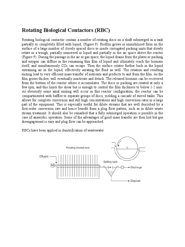 Rotating Biological Contactors | PDF
