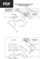 Trainees Record Book Sample | PDF | Behavior Modification | Learning