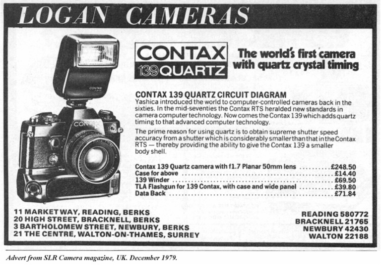 Contax 139 Magazine Advert PDF | PDF