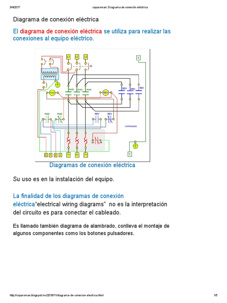 Coparoman - Diagrama de Conexión Eléctrica | PDF | Ingenieria Eléctrica | Ingeniería