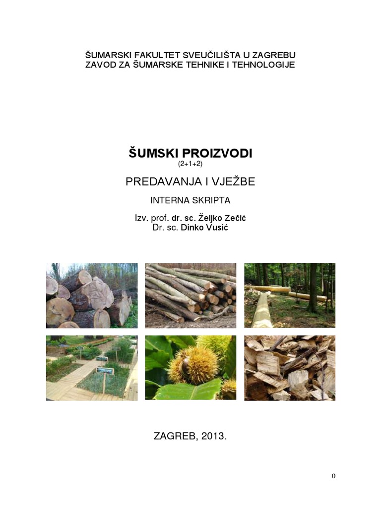 Sumski Proizvodi Skripta | PDF