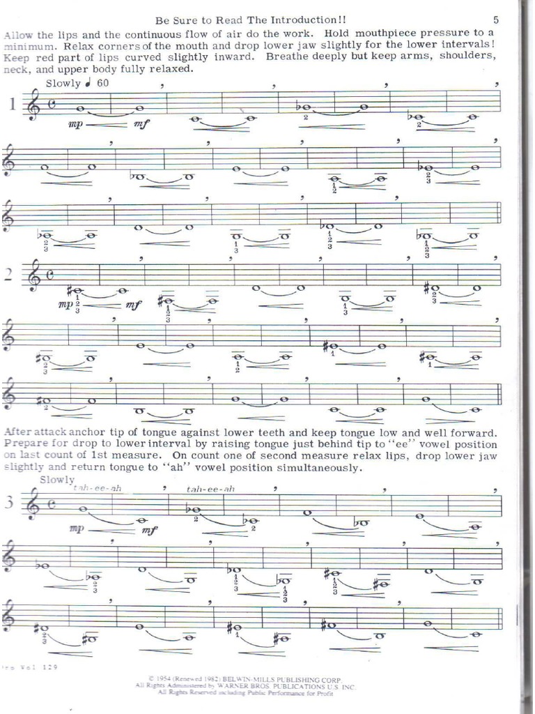 Embouchure Builder PDF | PDF
