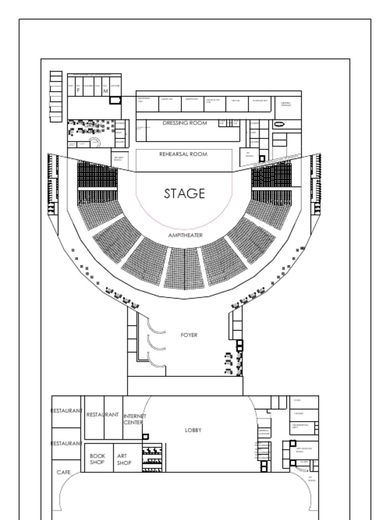 Stage: Ground Floor Plan | Download Free PDF | Room | Architectural ...