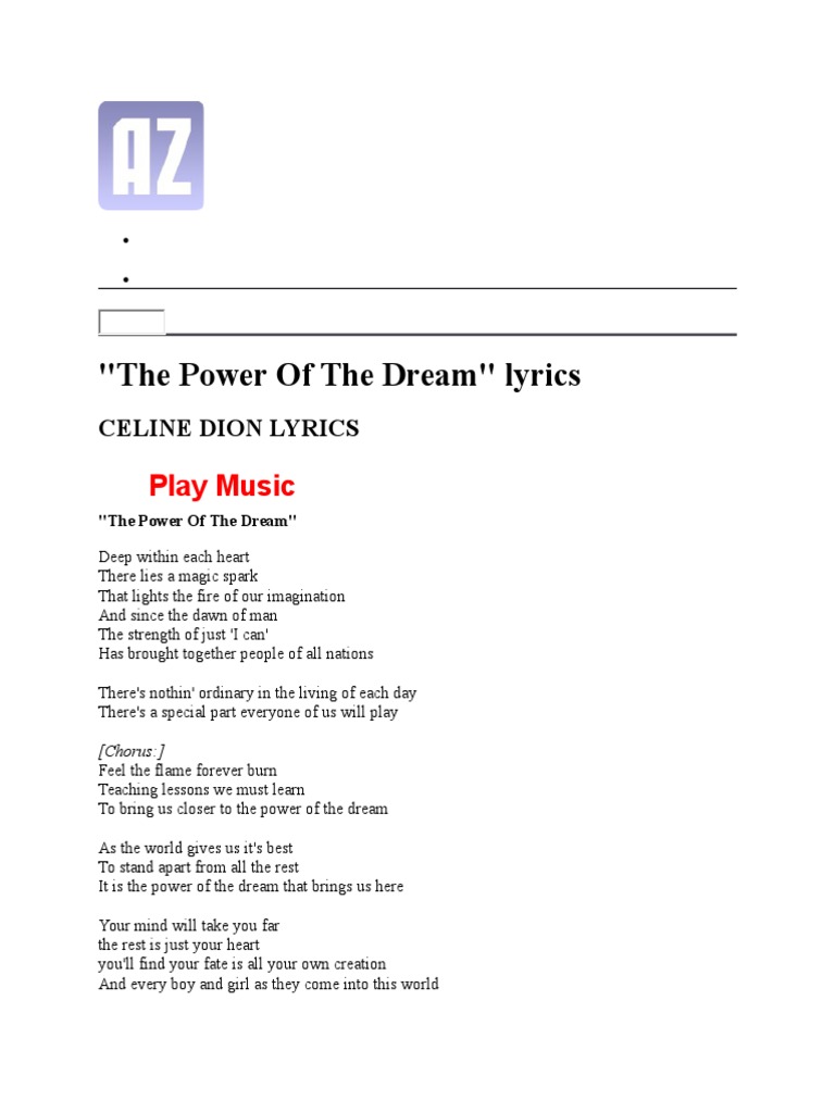 The Power of The Dream | PDF | Religion & Spirituality