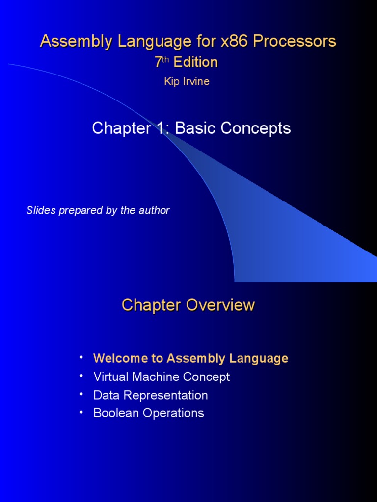 Chapt 01 Assembly | PDF | Assembly Language | Boolean Algebra Chapt 01 Assembly | PDF | Assembly Language | Boolean Algebra