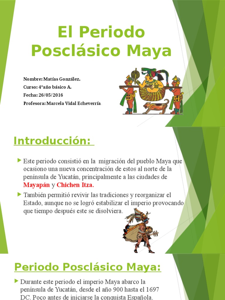 El Periodo Posclásico Maya | PDF