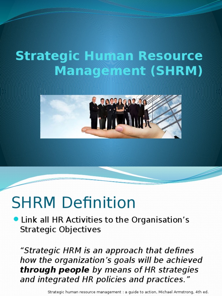 SHRM | PDF | Human Resource Management | Strategic Management