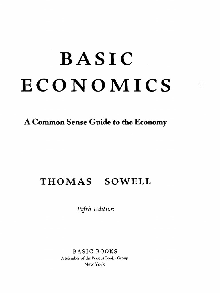 Basic Economics | PDF