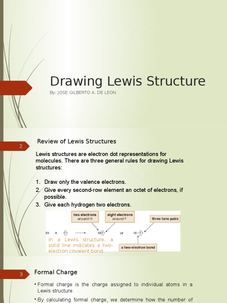 Drawing Lewis Structure | PDF | Chemical Bond | Molecules
