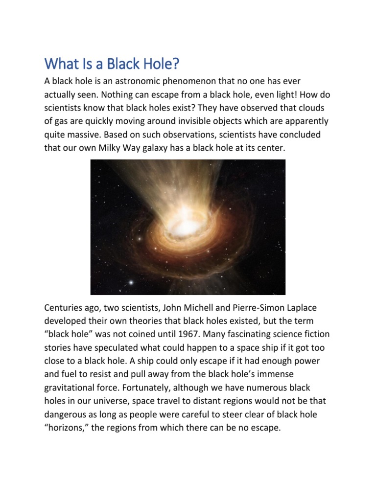 Black Holes | PDF | Science & Mathematics