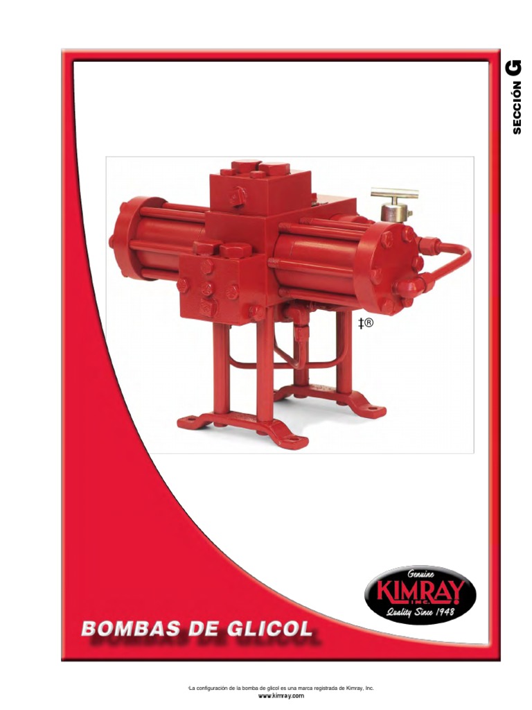 Bomba Kimray PDF | PDF | Bomba | Gases