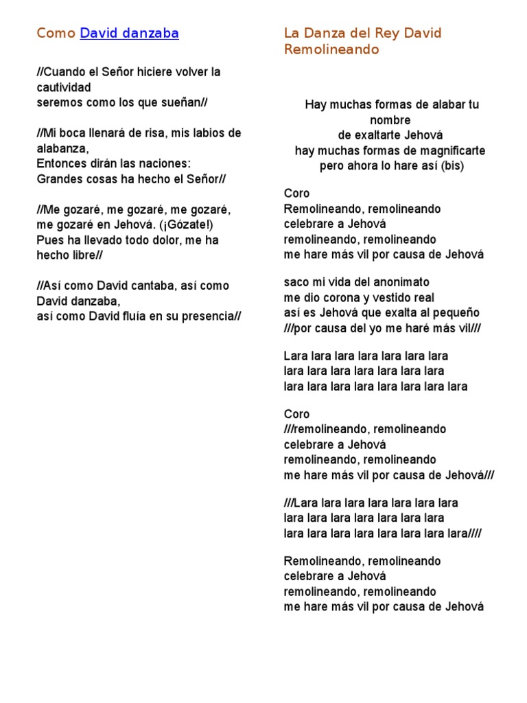 Como David Danzaba | PDF | Religión y creencia | Textos Religiosos