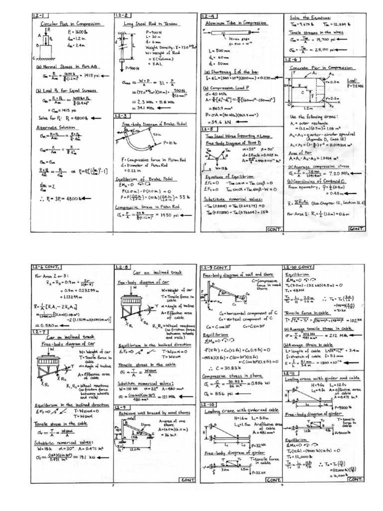 Solucionario Timoshenko | PDF