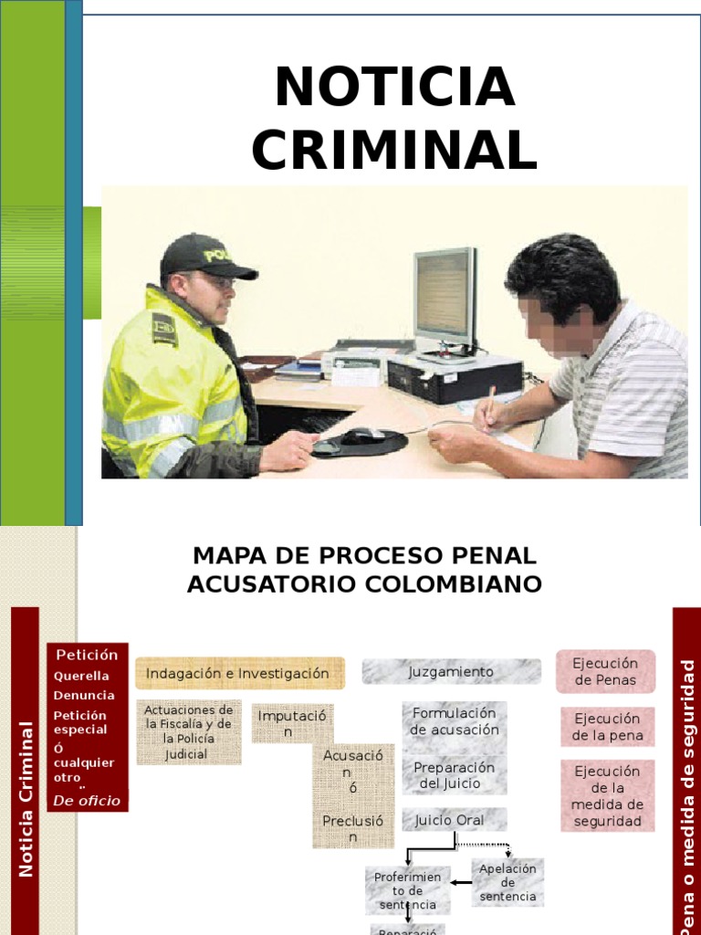 Noticia Criminal | PDF | Procedimiento Criminal | Información del gobierno