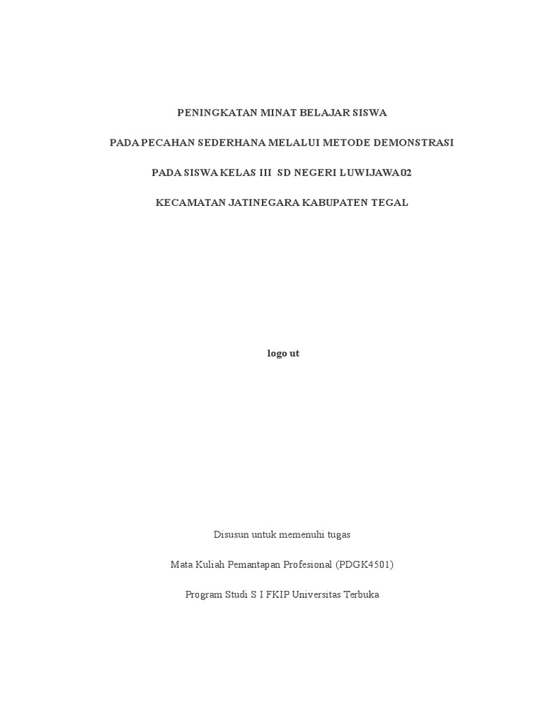 Contoh PKP | PDF
