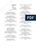 Sitsiritsit Lyrics Filipino Folk Song | PDF