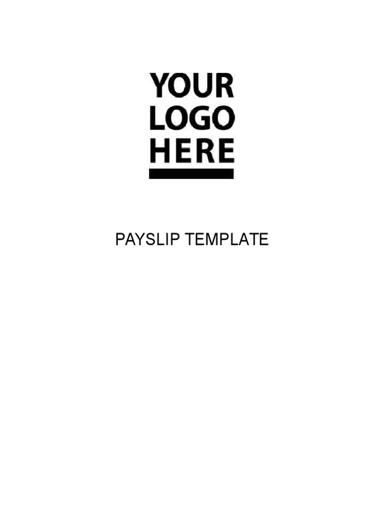 Payslip Template for Employees | PDF