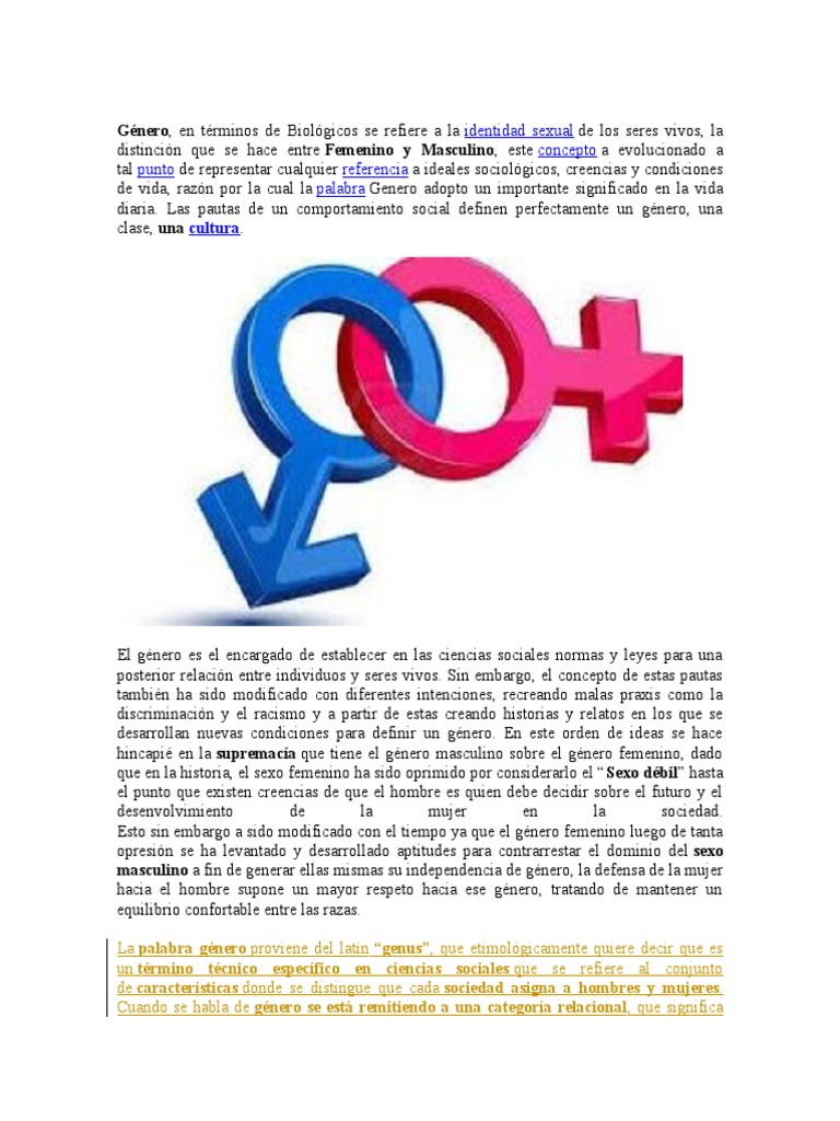 Concepto de Genero | PDF | Género | Estudios de género