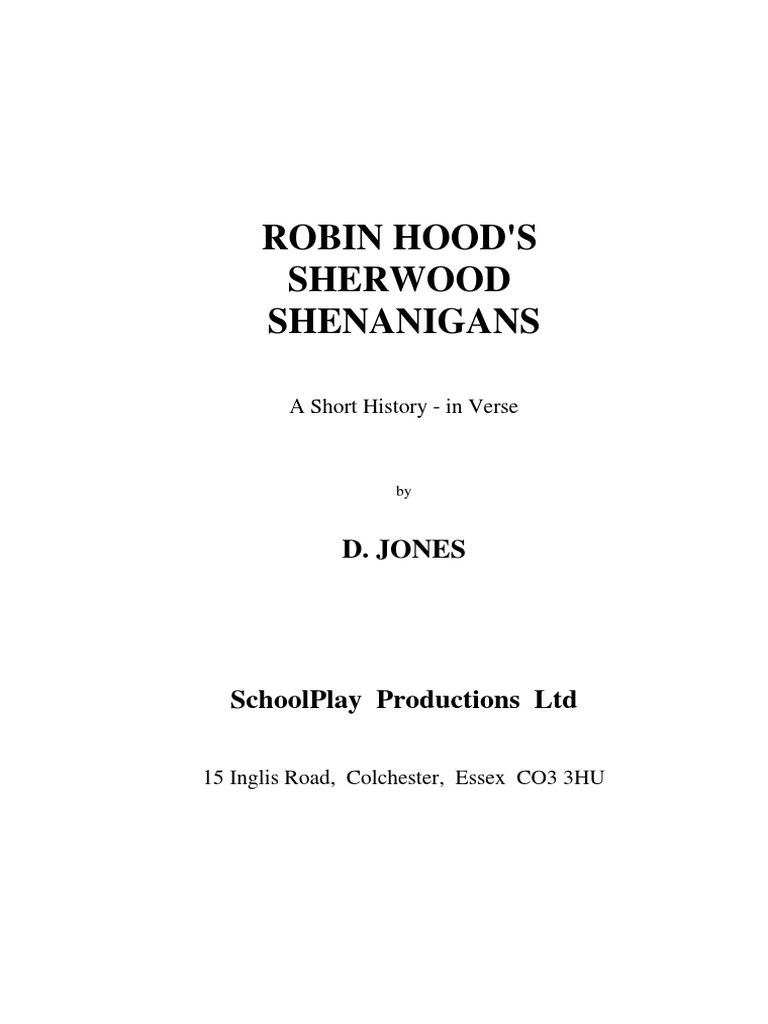 Robin Hood playscript.pdf | Robin Hood