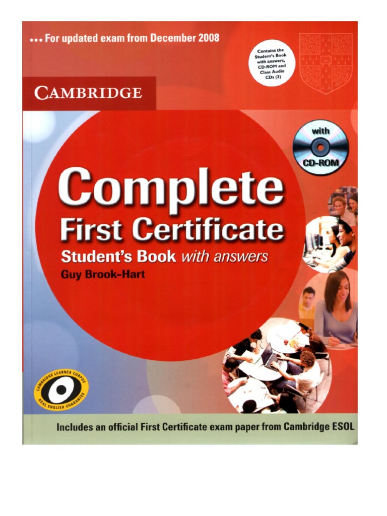 Complete First Certificate Students Book With Answers | PDF