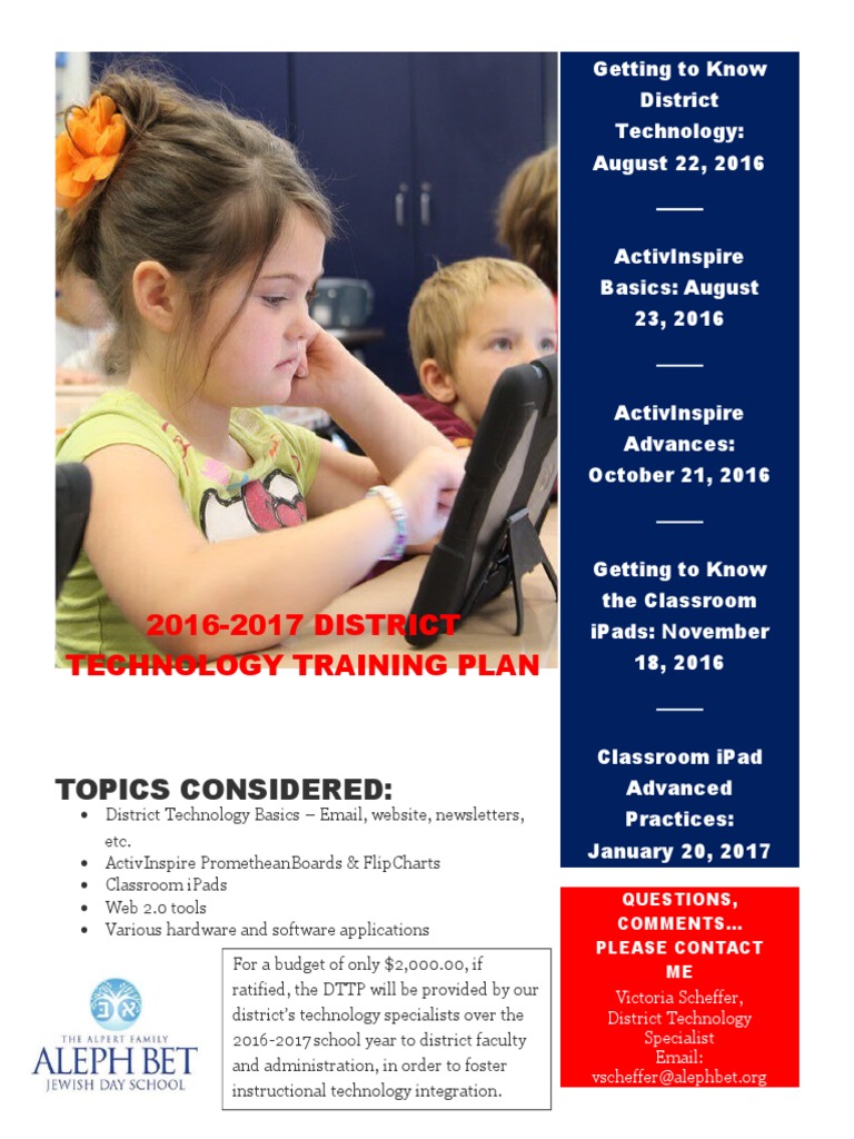 Scheffer Schoolboard Presentation Handout | PDF