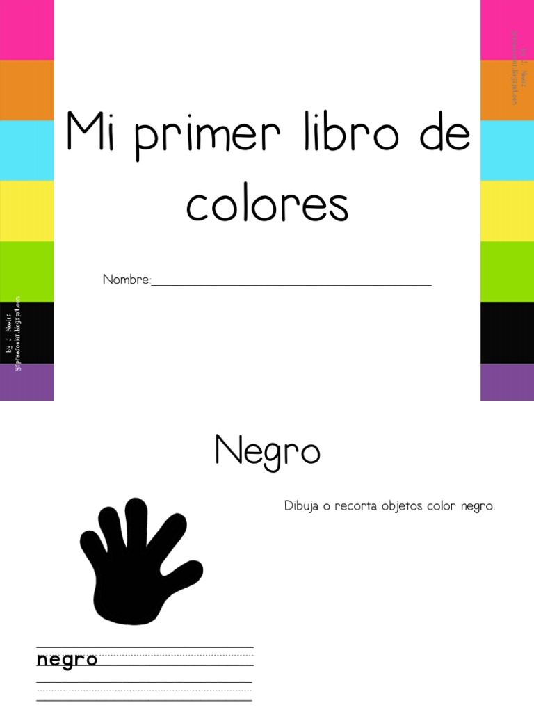 Mi Primer Libro de Colores: Nombre | PDF