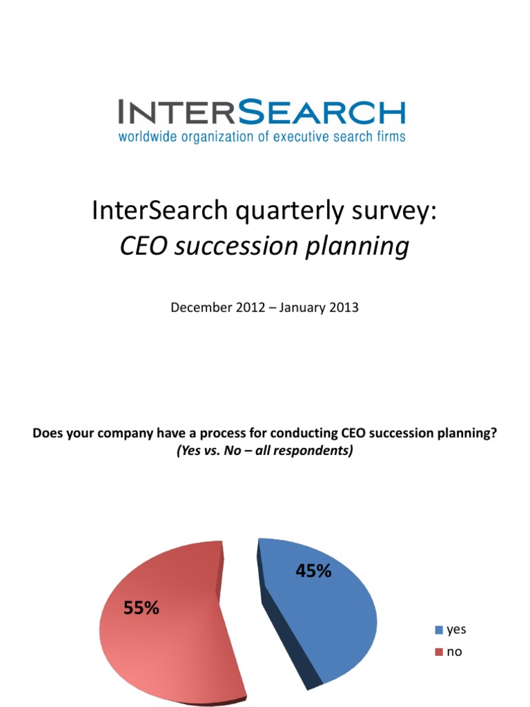 CEO Succession Is Survey Statistics | PDF | Science | Business