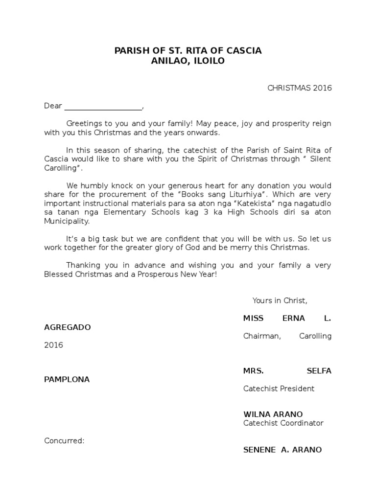 Catechist Letter | PDF | Christian Behaviour And Experience | Christian ...