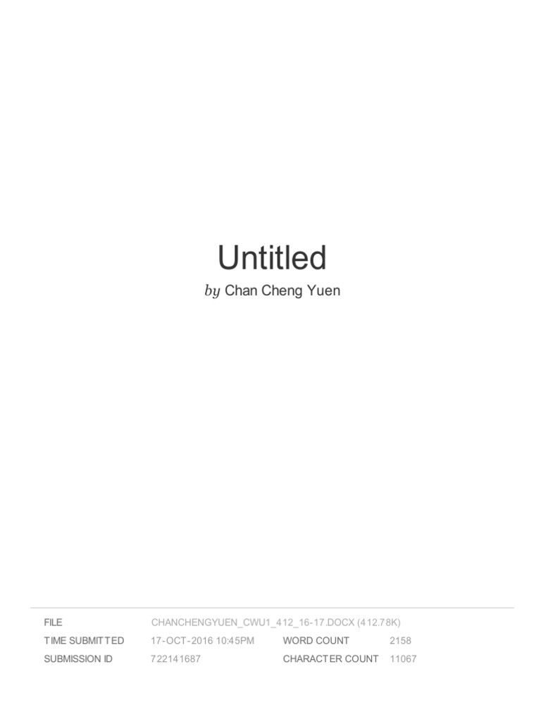 Untitled: by Chan Cheng Yuen | PDF