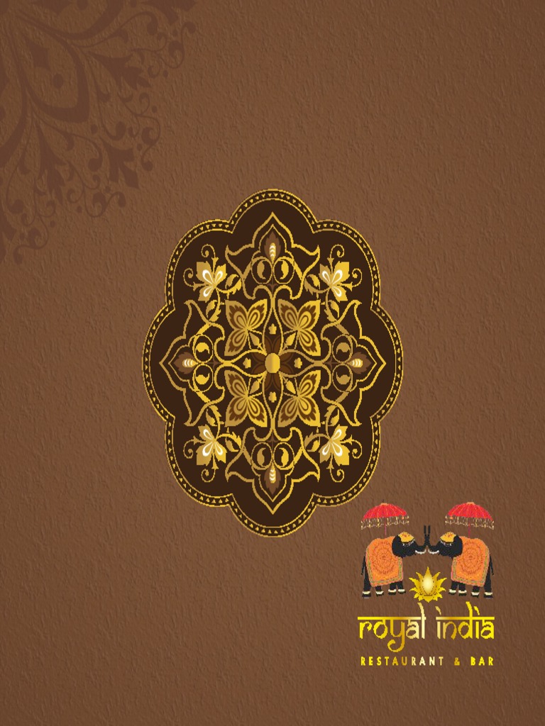 Royal India Menu | PDF | Indian Cuisine | South Asian Cuisine