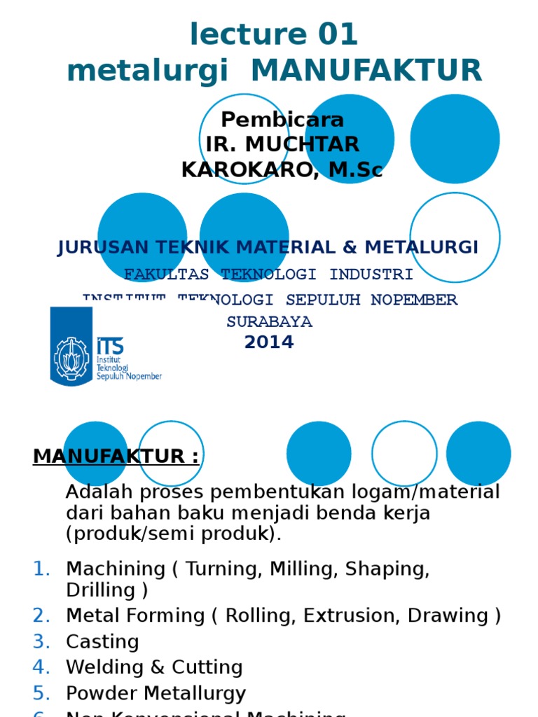 Proses Metalurgi Manufaktur Logam | PDF
