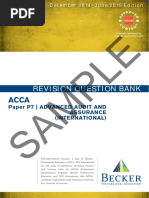 ICAB Assurance Past Question Analysis | PDF | Business