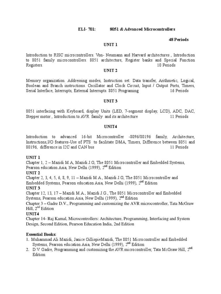 8051 Microcontrollers: Programming Guide | PDF | Microcontroller ...