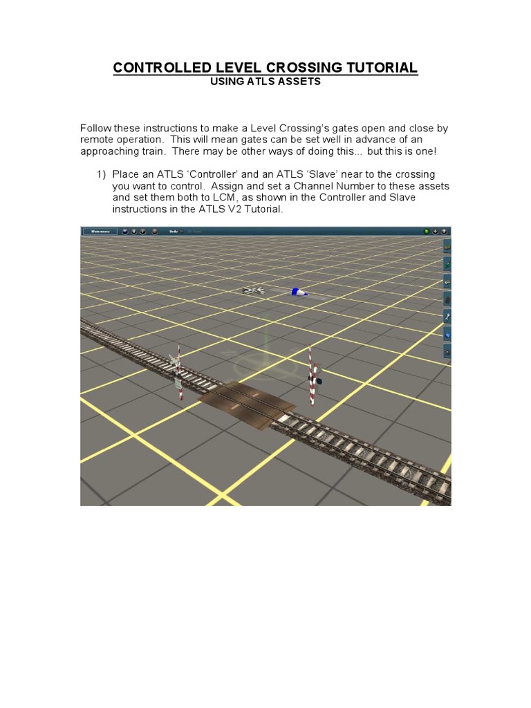 Remote Control for Level Crossings | PDF