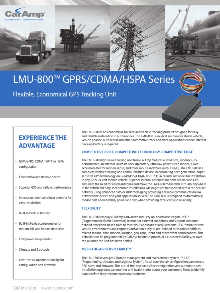 Calam PL Mu 800 Data Sheet | PDF | General Packet Radio Service | Cellular Network