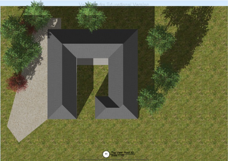 11 - Top View - Roof 3d | PDF