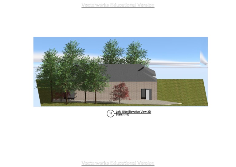 16 - Left Side Elevation 3d | PDF | Animation