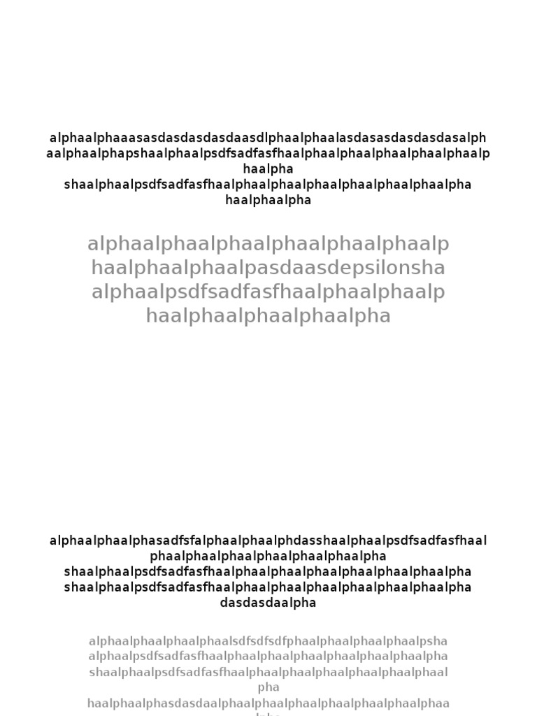 Long document with repeating Greek letters | PDF