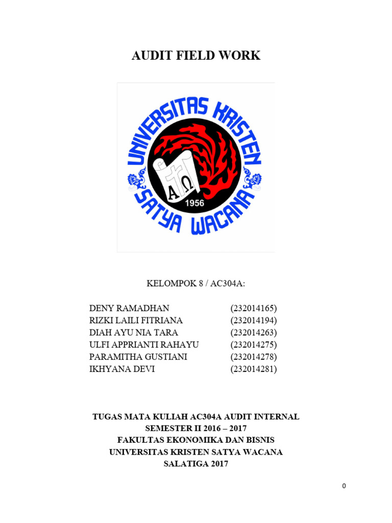 Audit Field Work | PDF