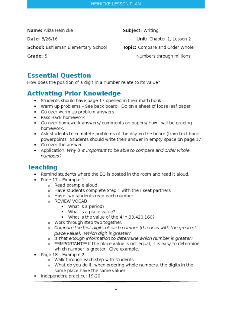 Lesson 2 Unit 1 | Download Free PDF | Lesson Plan | Homework