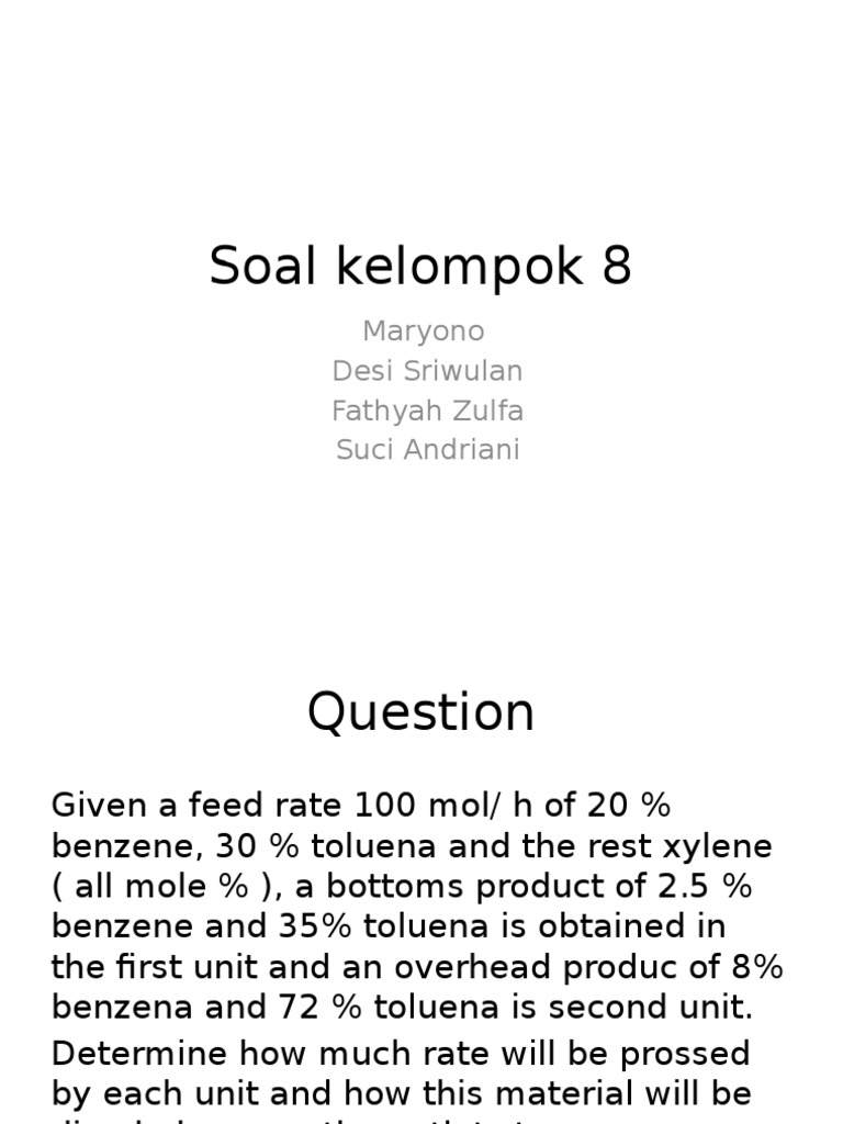Soal Kelompok 8 (Edit) | PDF