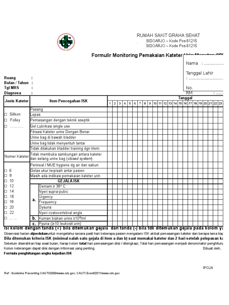 Formulir HAIs (ILO | PDF