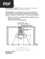 Lintel Design Example | PDF | Masonry | Beam (Structure)