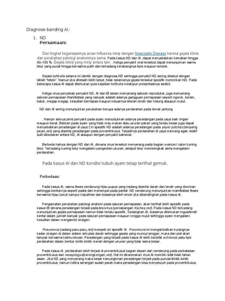 Diagnose Banding AI | PDF