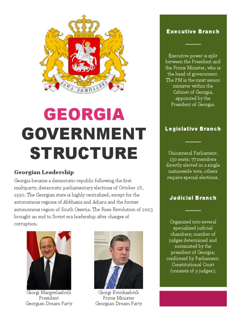 Georgia | PDF | Georgia (Country) | Government Institutions