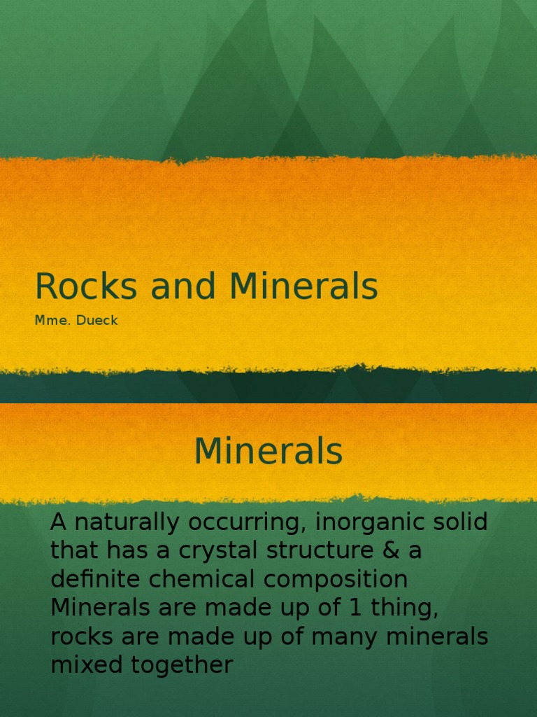 Geology Grade 4 | PDF