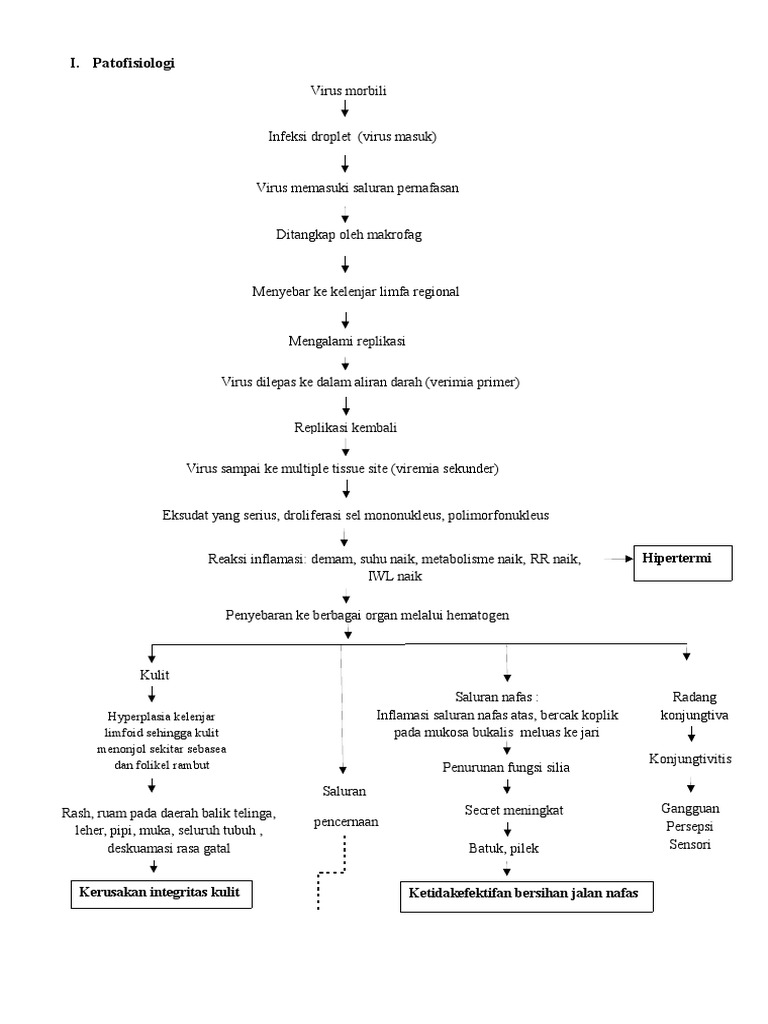 Patofisiologi Infeksi Virus Morbili | PDF