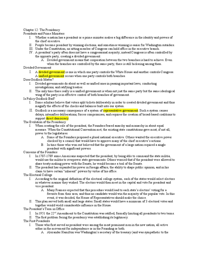 Understanding Presidential Powers and Roles | PDF | Veto | Presidents ...