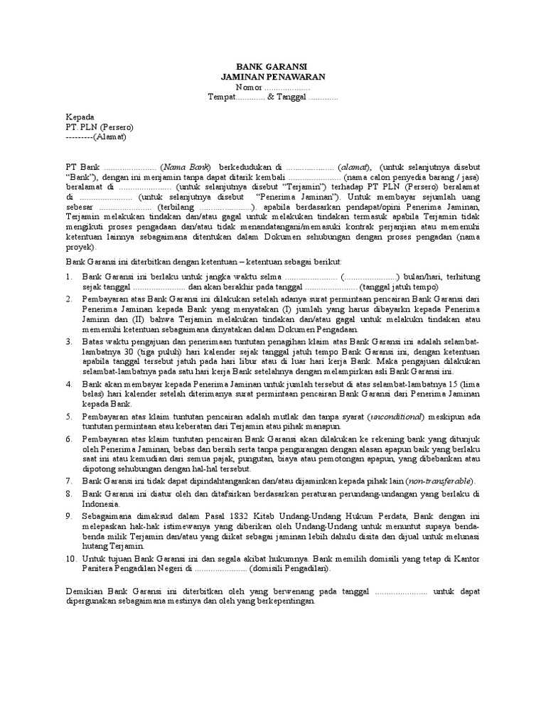 Bank Garansi | PDF