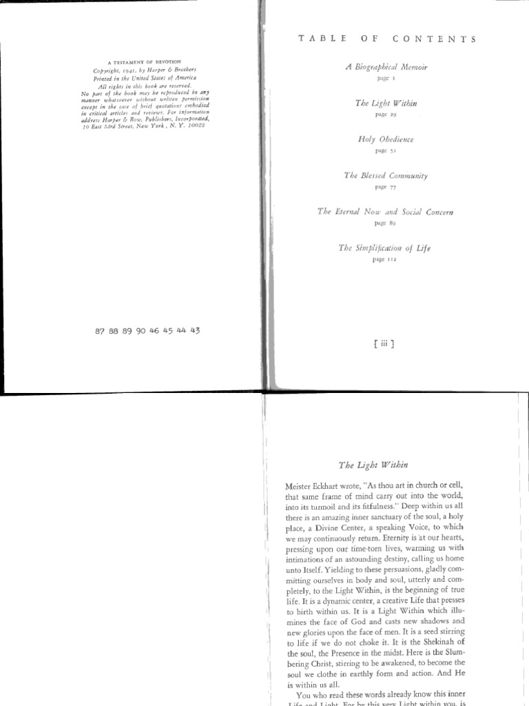 Kelly, Thomas Raymond - A Testament of Devotion | PDF